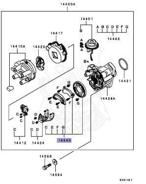 MD618293 - Mitsubishi - Igniter Kit,distributor - Nengun Performance