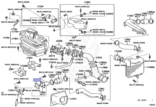 17376-88380 - Toyota - Gasket, Air Tube - Nengun Performance