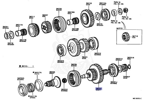 36203-87601 - Toyota - Shaft, Transfer Output, Rear - Nengun Performance
