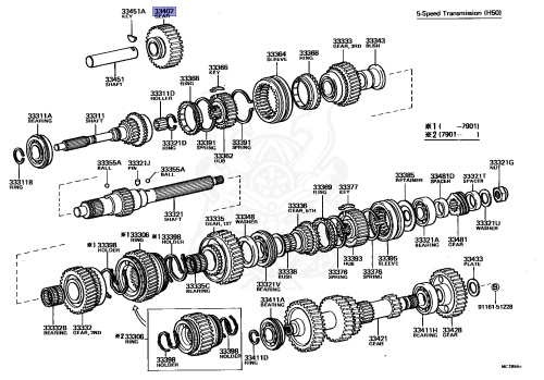 33402-36021 - Toyota - Gear Sub-assy, Reverse Idler - Nengun Performance