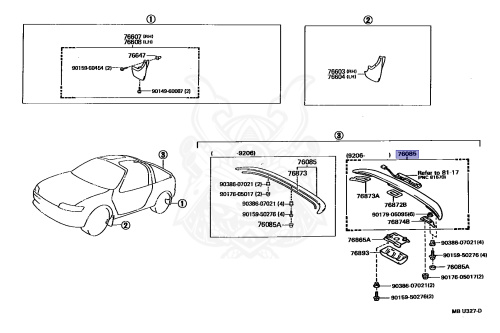 76085-18010 - Toyota - Spoiler Sub-assy, Rear - Nengun Performance