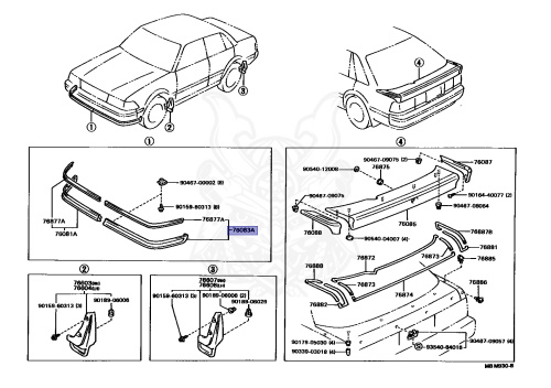 76083-20010 - Toyota - Spoiler Sub-assy, Front Lh - Nengun Performance