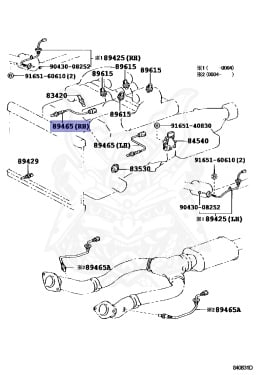 89465-40040 - Toyota - SENSOR, OXYGEN - Nengun Performance