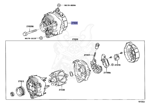 27060-46340 - Toyota - ALTERNATOR ASSY - Nengun Performance