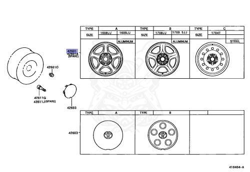 42611-1B070 - Toyota - WHEEL, DISC - Nengun Performance
