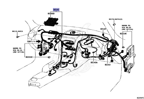 82141-53141 - Toyota - WIRE, INSTRUMENT PANEL - Nengun Performance