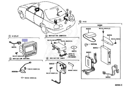 86111-30150 - Toyota - MULTI-DISPLAY - Nengun Performance