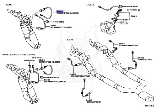 89465-80044 - Toyota - SENSOR, OXYGEN - Nengun Performance