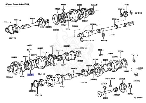 33361-35020 - Toyota - HUB, TRANSMISSION CLUTCH, NO.1 - Nengun Performance