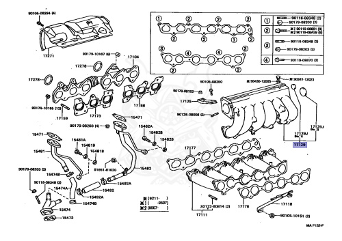 17109-46032 - Toyota - INTAKE AIR SURGE TANK - Nengun Performance