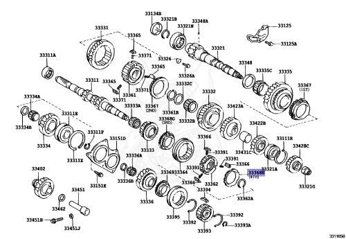 33368-20071 - Toyota - RING, SYNCHRONIZER - Nengun Performance