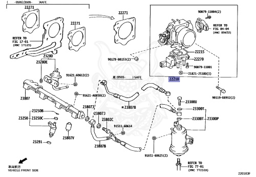 22210-15090 - Toyota - THROTTLE BODY ASSY - Nengun Performance