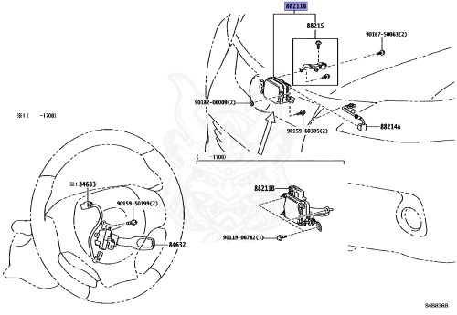 88210-48071 - Lexus - SENSOR ASSY, MILLIMETER WAVE RADAR - Nengun ...