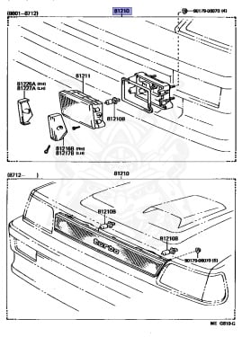 81210-19195 - Toyota - FOG LAMP ASSY - Nengun Performance
