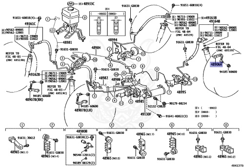 48906-60010 - Toyota - LINK SUB-ASSY, HEIGHT CONTROL SENSOR, REAR ...