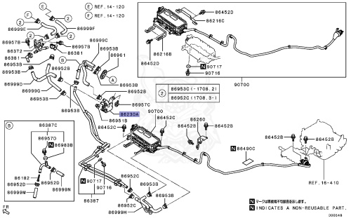 7806A006 - Mitsubishi - Heater Water Pump Assy - Nengun Performance