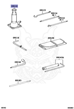 09111-60140 - Toyota - JACK ASSY - Nengun Performance