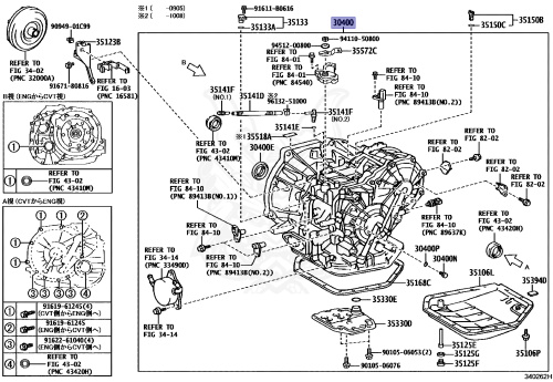 30400-52080 - Toyota - CONTINUOUSLY VARIABLE TRANSAXLE ASSY - Nengun ...
