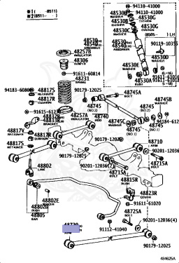 48720-12060 - Toyota - LOWER CONTROL ARM ASSY - Nengun Performance