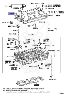 11201-88460 - Toyota - Cover Sub-assy, Cylinder Head - Nengun Performance