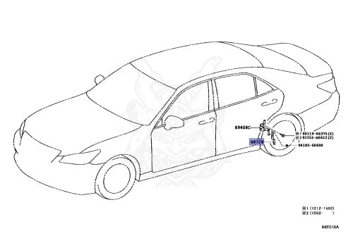 48728-30040 - Toyota - BRACKET, LOAD SENSING VALVE SENSOR - Nengun ...