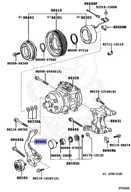 88444-60070 - Toyota - Bracket, Idle Pulley - Nengun Performance