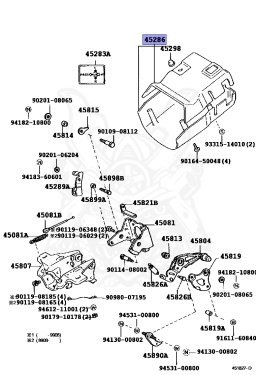 45286-60927-E0 - Toyota - COVER, STEERING COLUMN - Nengun Performance