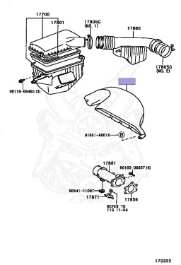 17751-46090 - Toyota - Inlet, Air Cleaner, No.1 - Nengun Performance
