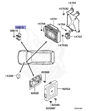 MR224159 - Mitsubishi - RELAY,ENG CONTROL - Nengun Performance