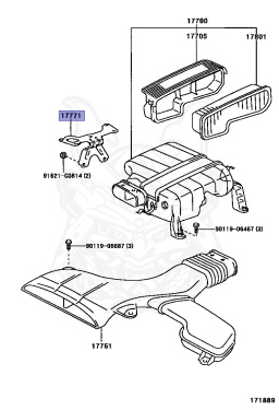 17771-70010 - Toyota - BRACKET, AIR CLEANER INLET DUCT - Nengun Performance
