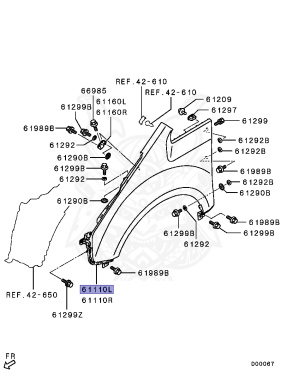 5220D157 - Mitsubishi - FENDER,FR LH - Nengun Performance