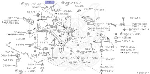 01311-00121 - Nissan - WASHER - Nengun Performance