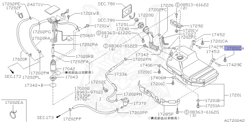 01121-02851 - Nissan - BOLT - Nengun Performance