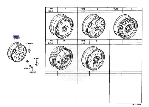 42611-14720 - Toyota - DISC WHEEL - Nengun Performance