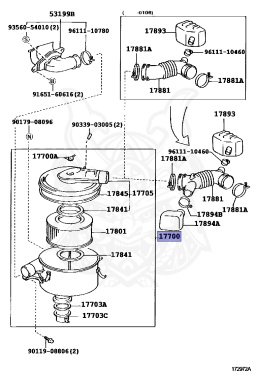 17700-17011 - Toyota - AIR CLEANER ASSY - Nengun Performance