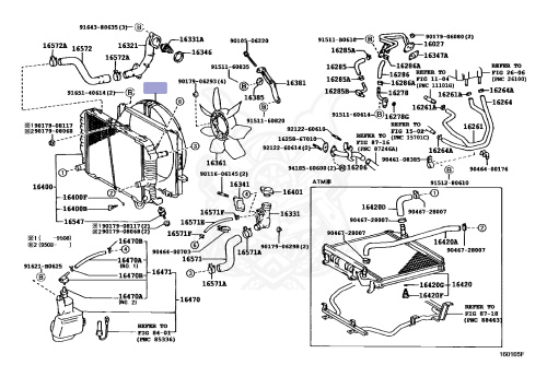 16701-67020 - Toyota - FAN SHROUD SUB-ASSY - Nengun Performance