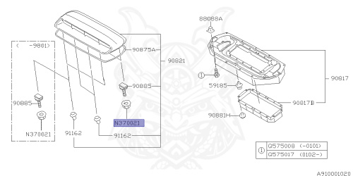 902370021 - Subaru - FLANGE NUT - Nengun Performance