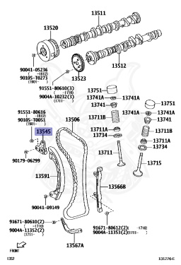 13545-BZ030 - Toyota - Plunger, Chain Tensioner - Nengun Performance