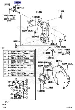 15330-BZ020 - Toyota - Cam Timing Oil Control Valve Assy - Nengun ...