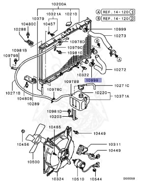 MA609112 - Mitsubishi - CLAMP, RADIATOR PIPING - Nengun Performance