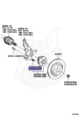 90942-02049 - Lexus - HUB BOLT - Nengun Performance
