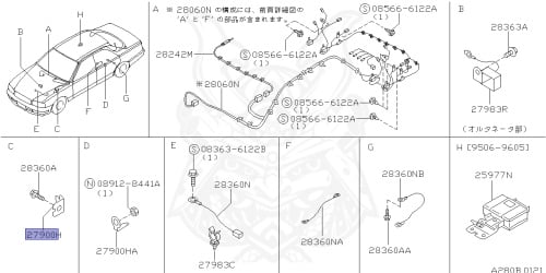 28365-4P000 - Nissan - EARTH TERMINAL - Nengun Performance