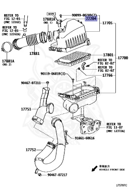 22204-37010 - Toyota - INTAKE AIR FLOW METER SUB-ASSY - Nengun Performance