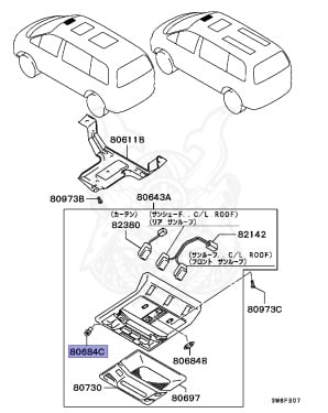 MB877458 - Mitsubishi - BULB,ROOM LAMP - Nengun Performance