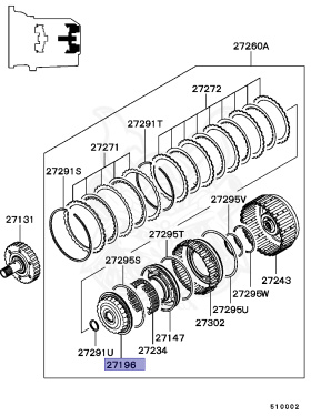 MD759959 - Mitsubishi - A/T O/D CLUTCH SPRING RETAINER - Nengun Performance