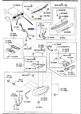 FD01-50-850D - Mazda - REAR FINISHER - Nengun Performance