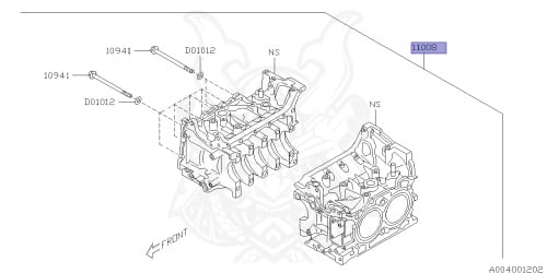 11008AA930 - Subaru - Cylinder Block Set - Nengun Performance
