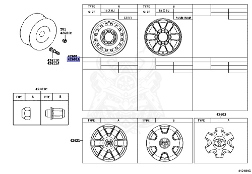 42611-26150 - Toyota - DISC WHEEL - Nengun Performance