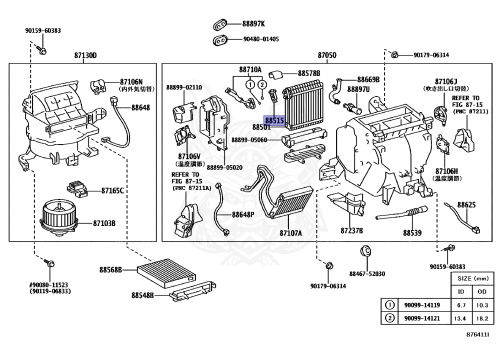 88515-21040 - Toyota - COOLER EXPANSION VALVE - Nengun Performance
