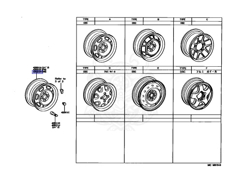 42611-28350 - Toyota - DISC WHEEL - Nengun Performance